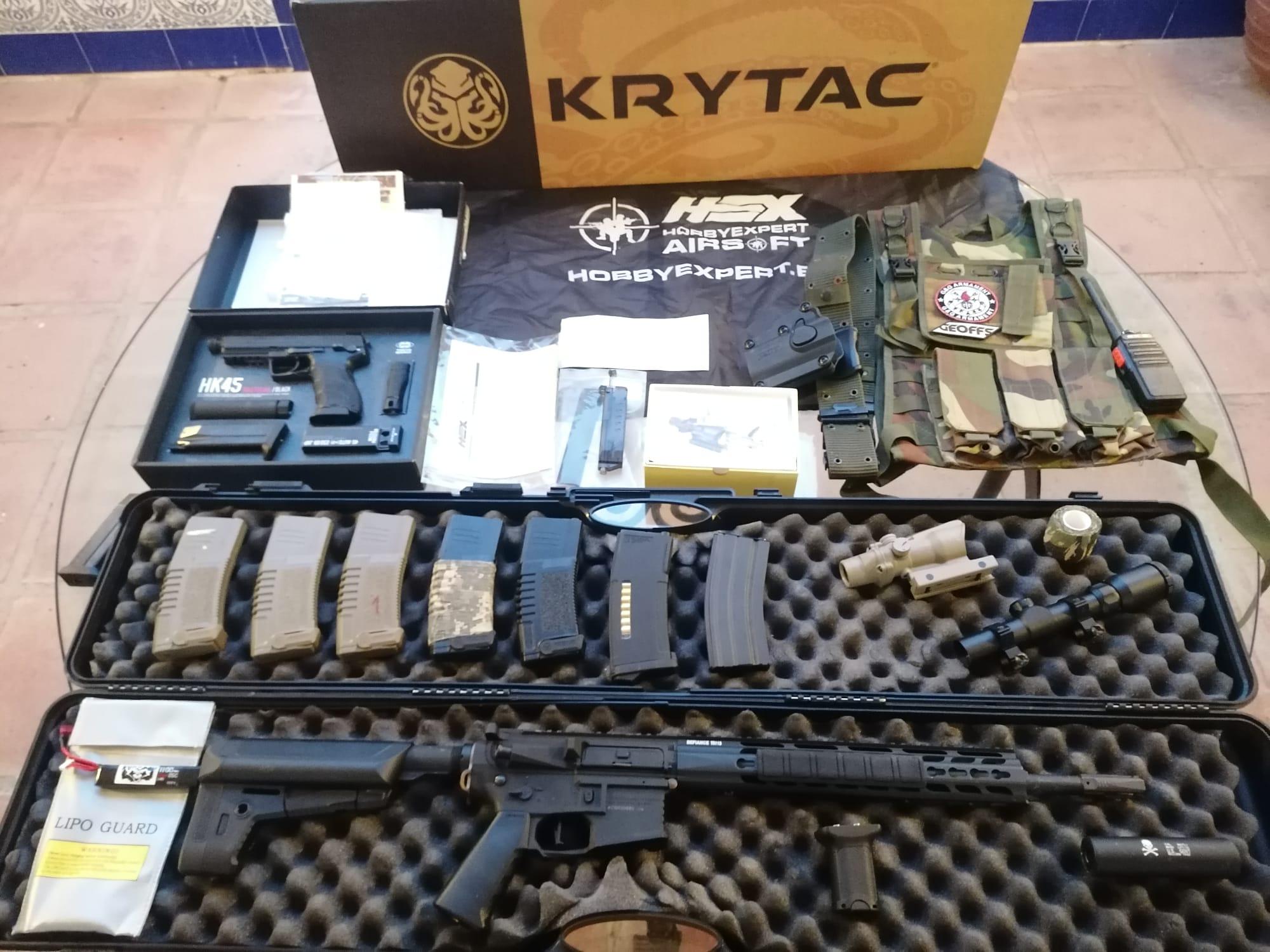 M4 KRYTAC TRIDENT MK2 SPR NEGRA (FULL UPGRADE) Cadiz - Compra Venta Airsoft